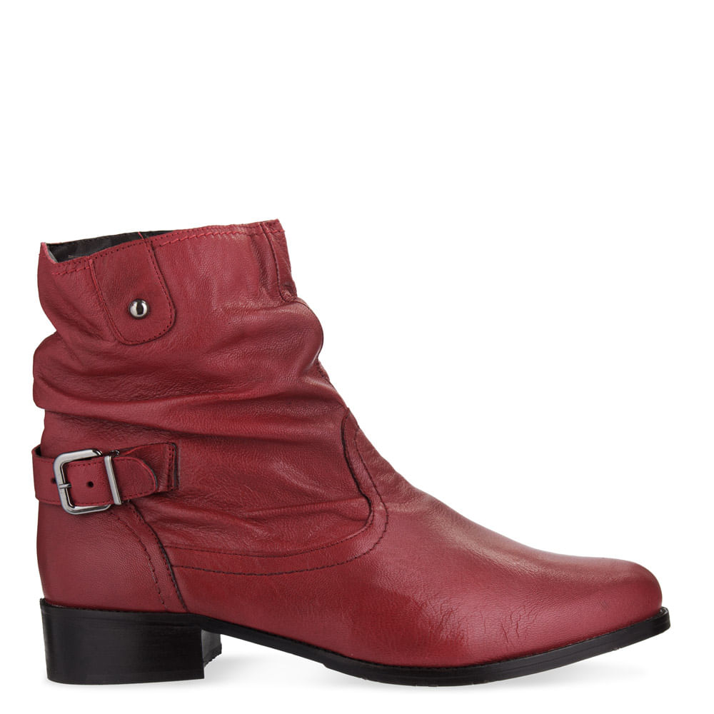 Bota drapeada Vermelho - Eurico